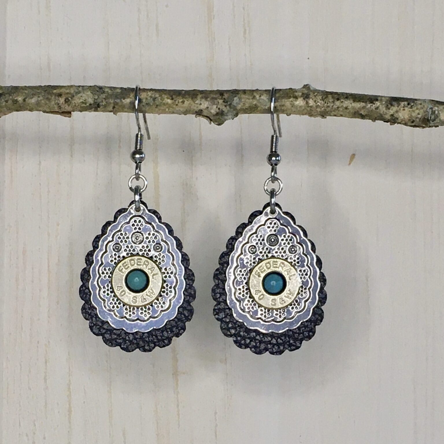 Bullet Earrings - Smok'n Hot Brass